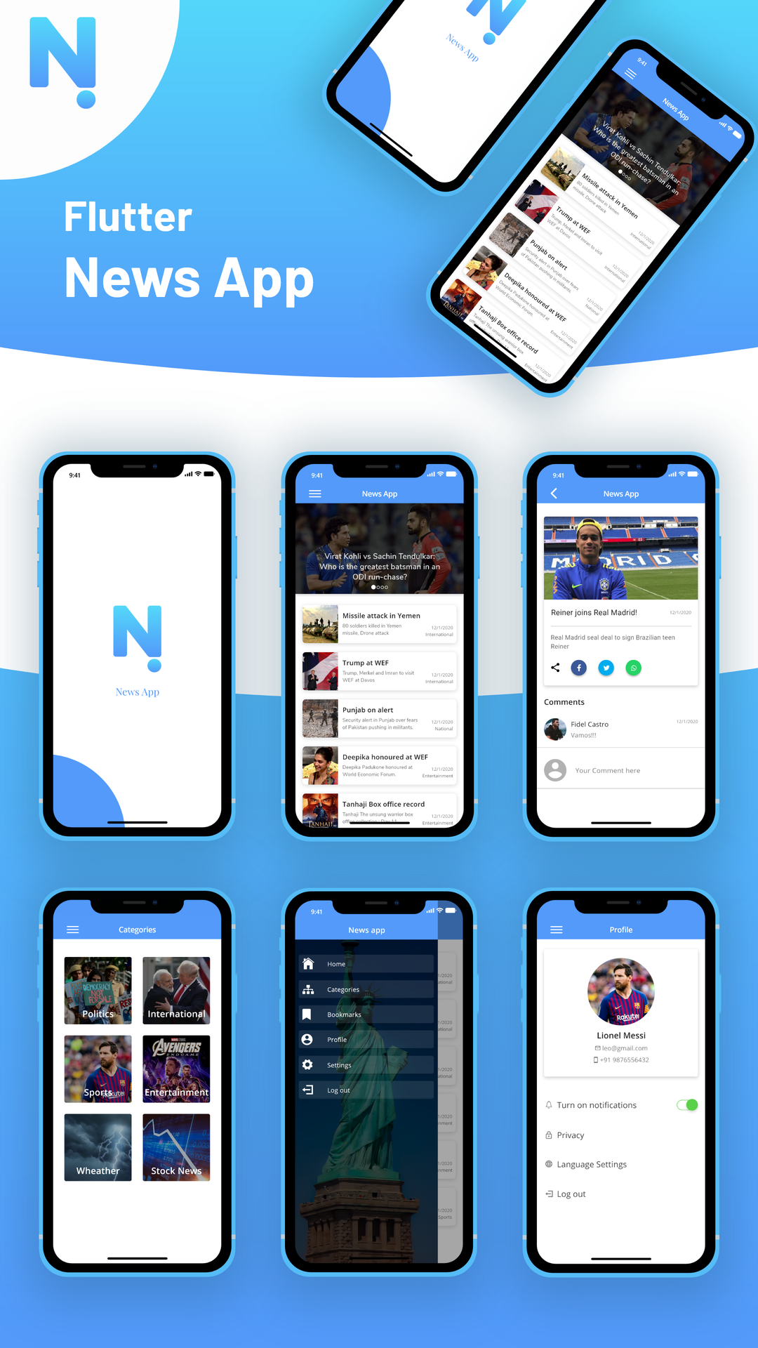 FLUTTER NEWS MOBILE APP | It's All Widgets! FLUTTER NEWS MOBILE APP | It's All Widgets!